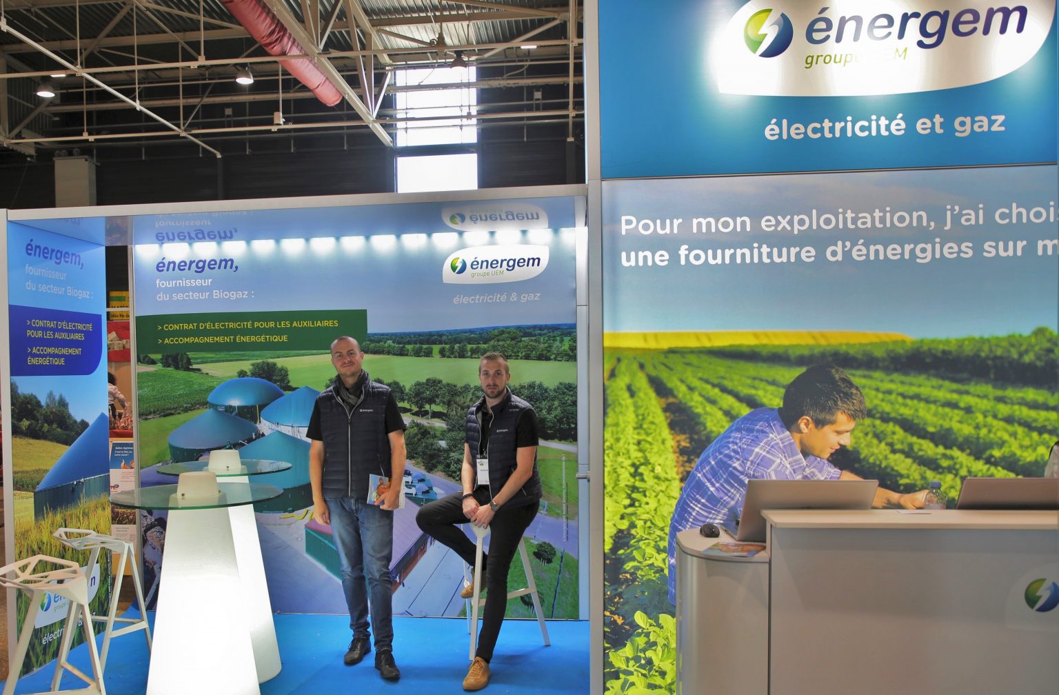 énergem présente sur le salon AGRIMAX 2022 - Groupe UEM